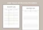 Printable Reading Planner Boho Style - Printable Works