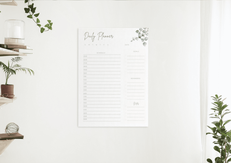 Printable Simple Daily Organizer - Printable Works