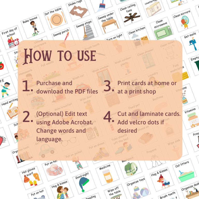 Printable Daily Routine Cards - Printable Works