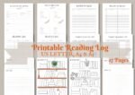 Printable Reading Planner Boho Style - Printable Works