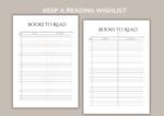 Printable Reading Planner Boho Style - Printable Works