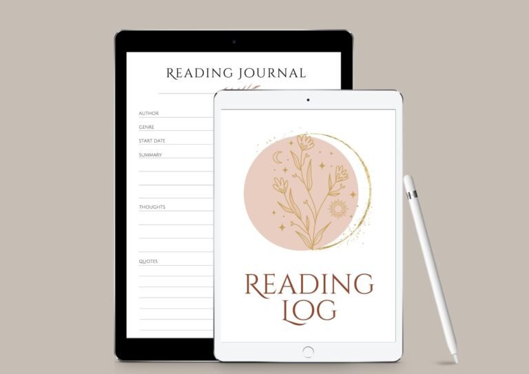 Printable Reading Planner Boho Style - Printable Works