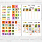 400+ Visual Schedule Cards with 8 Charts - Printable Works