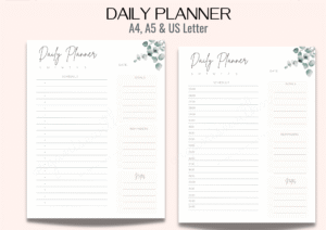 Printable Simple Daily Organizer - Printable Works