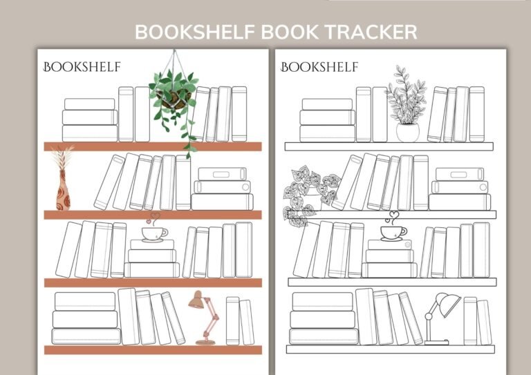 Printable Reading Planner Boho Style - Printable Works