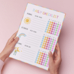 Editable Kids Daily Checklist PDF - Printable Works