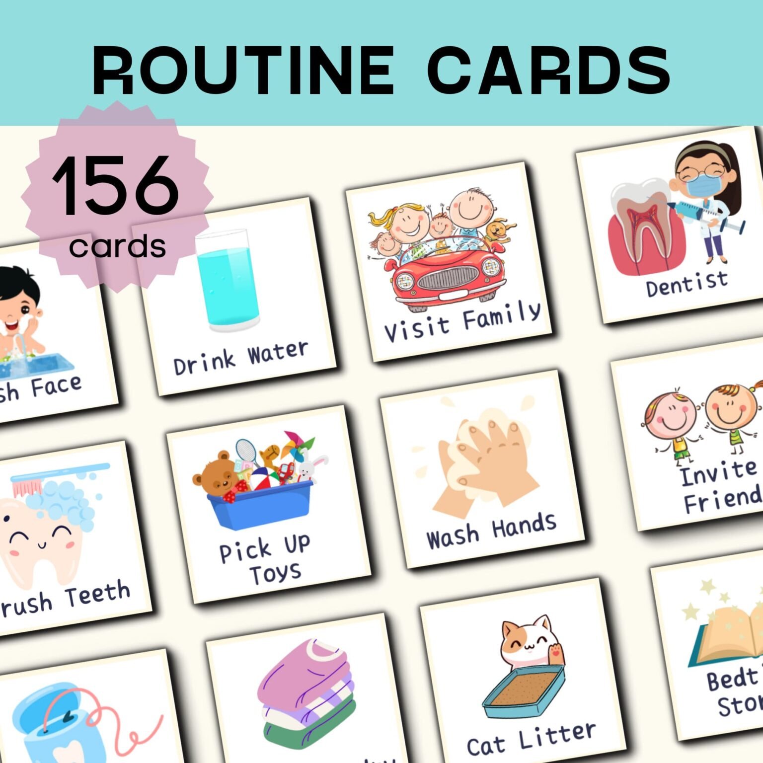 ADHD Routine Cards Archives - Printable Works