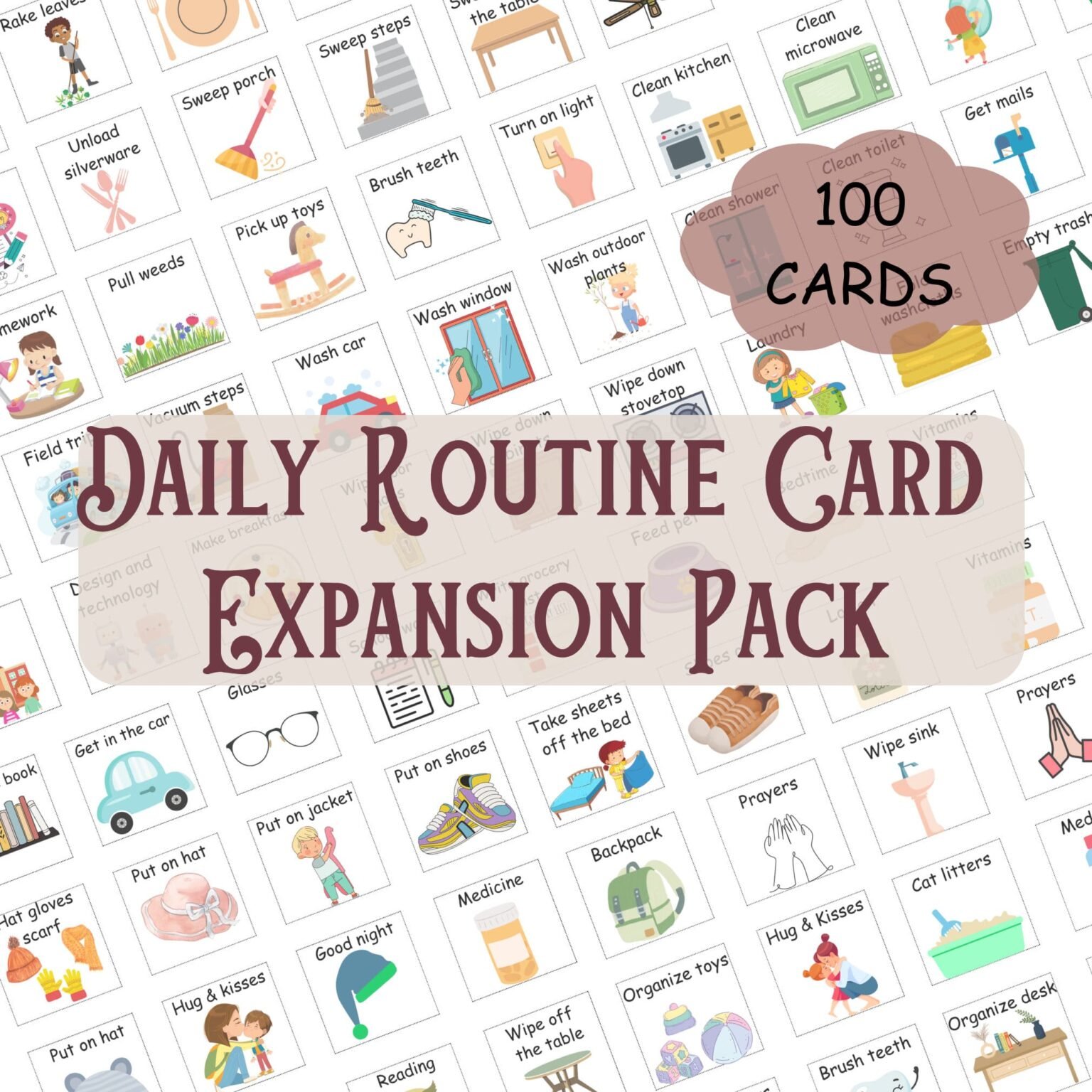 Printable Daily Routine Cards - Printable Works