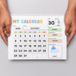 Kids Daily Calendar for Learning Days - Printable Works