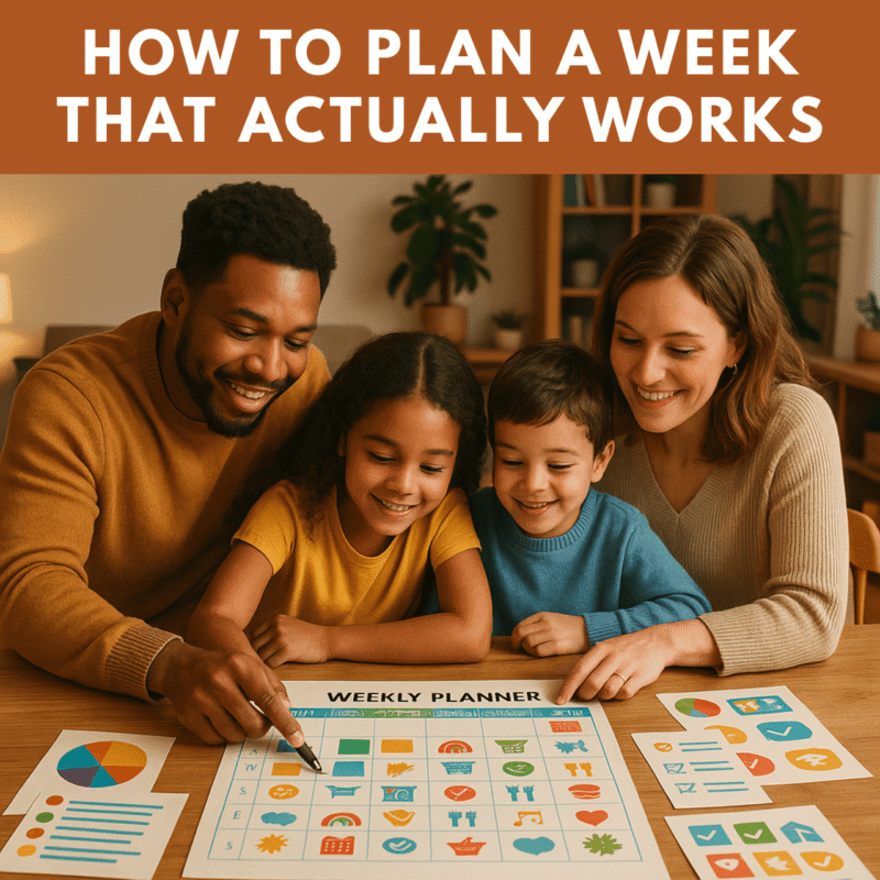 Weekly Routine for Families - Printable Works
